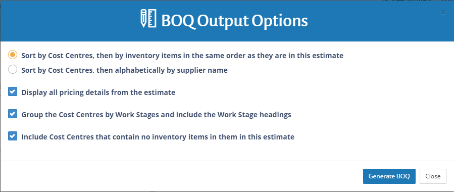 Guide to creating your first Estimate – MyConstruct Knowledge Base